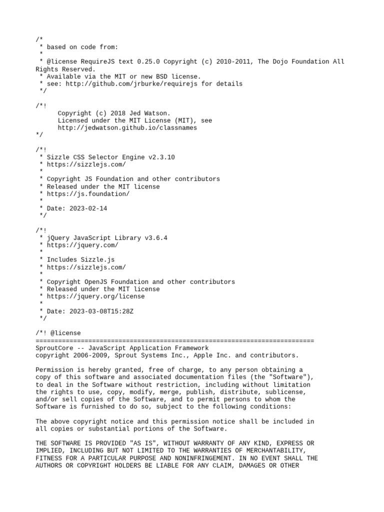 Inject Bundle Js LICENSE | PDF | Monopoly (Economics) | Copyright Law