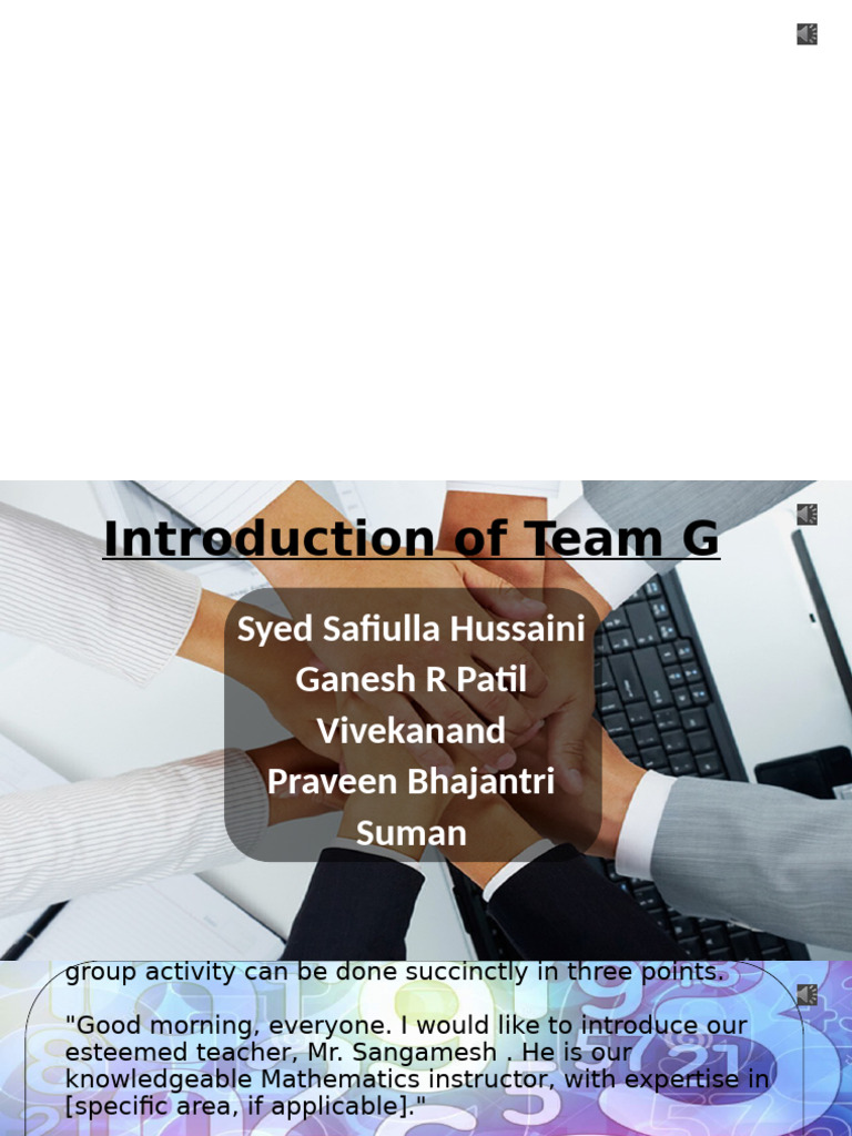 Safiulla Hussaini Presentation | PDF