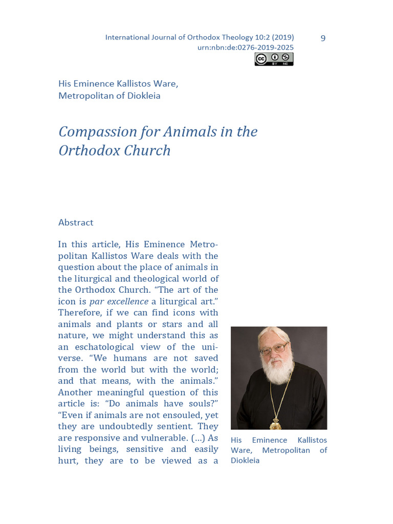 Metropolitan Kallisto Sware | PDF | Soul | The Brothers Karamazov
