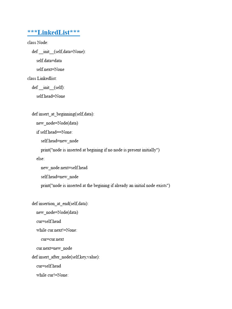 Linkedlist-implementations | PDF | Queue (Abstract Data Type) | Algorithms And Data Structures
