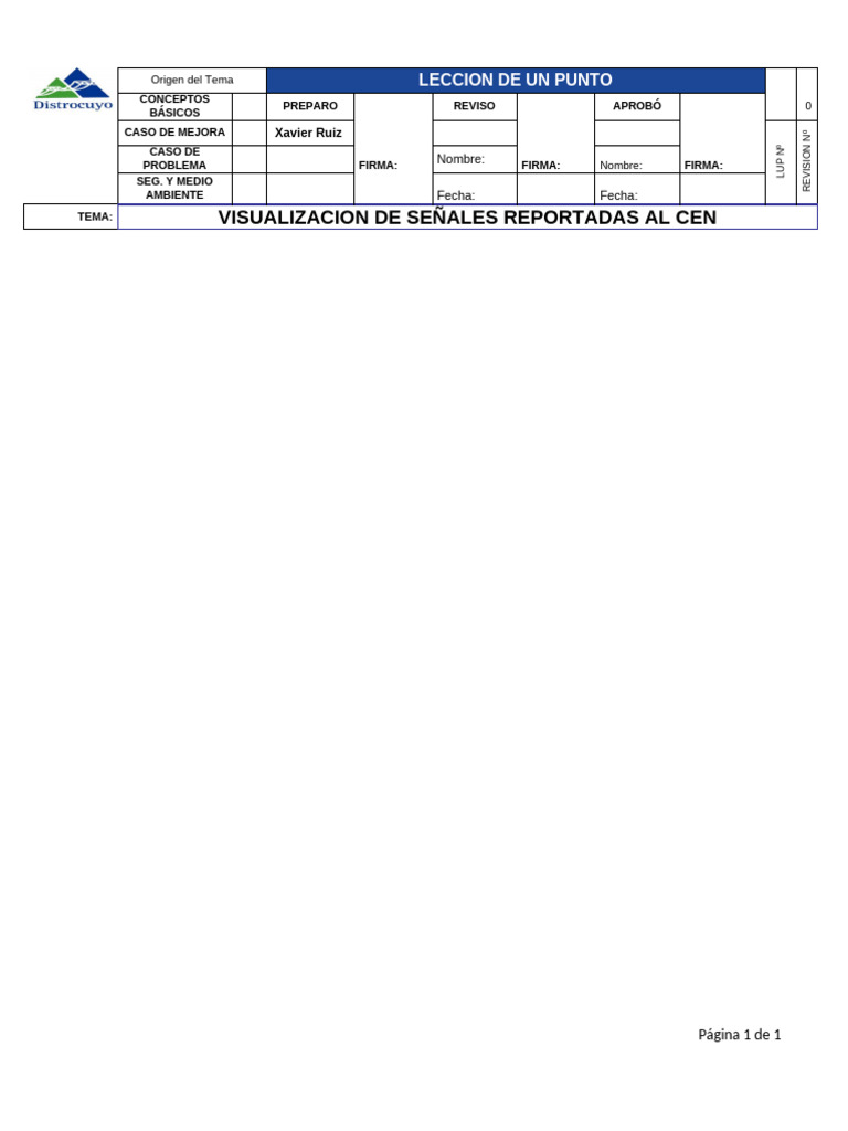 Lup-005 Rev 00 | PDF