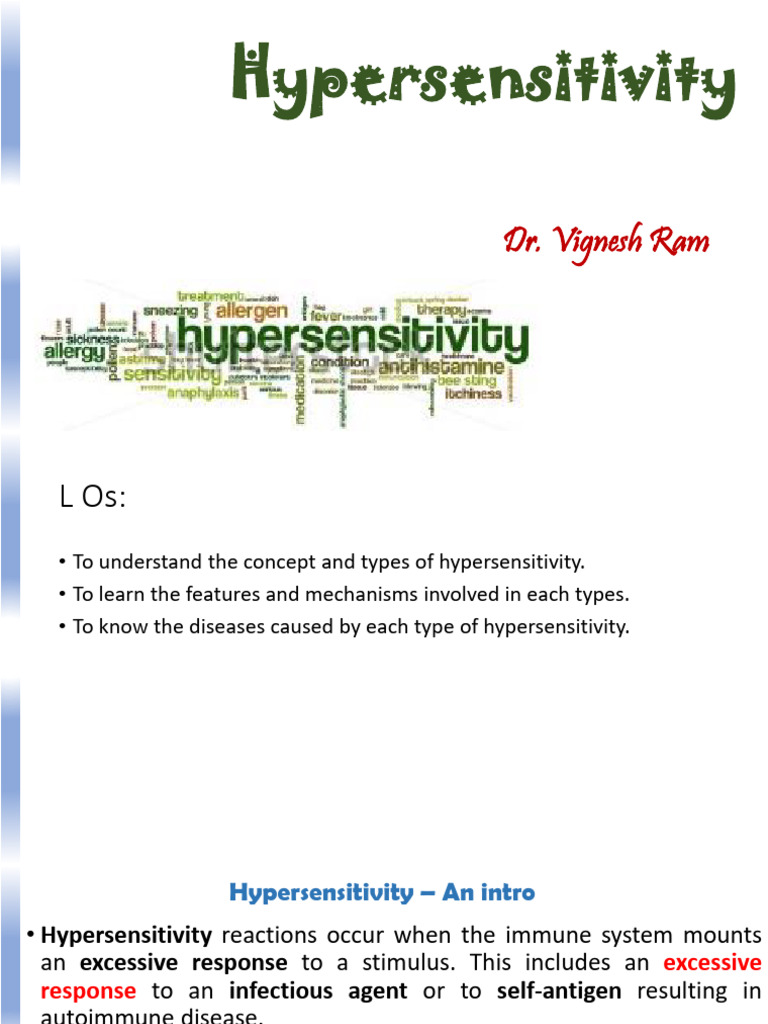 Understanding Hypersensitivity Types | PDF | Allergy | Immune System