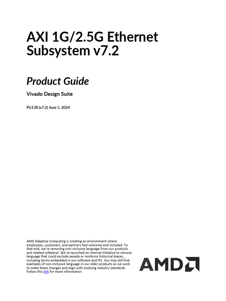 pg138-axi-ethernet-en-us-7.2 | PDF | Transmission Control Protocol ...