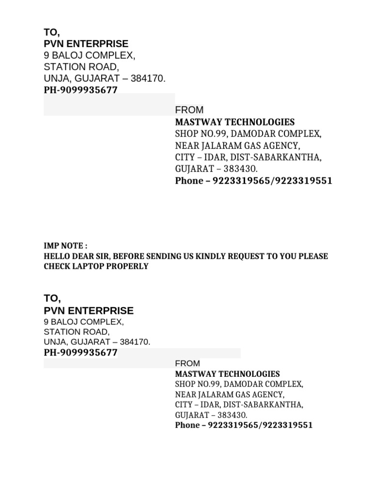 PVN Enterprice Leter Head | PDF