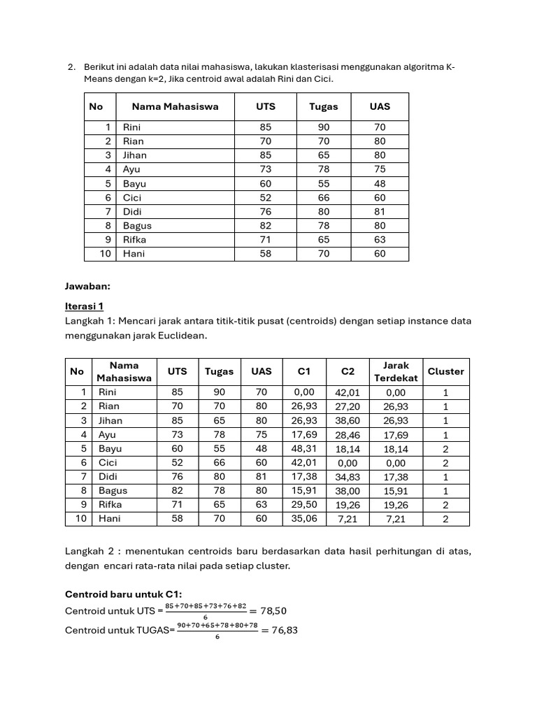 Jawaban Tugas No 2 Data Mining | PDF