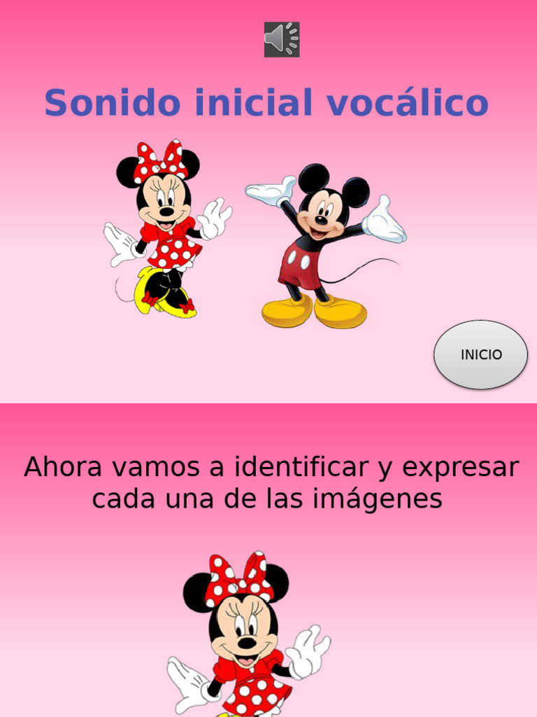 Sonido Vocal Inicial 1 | PDF