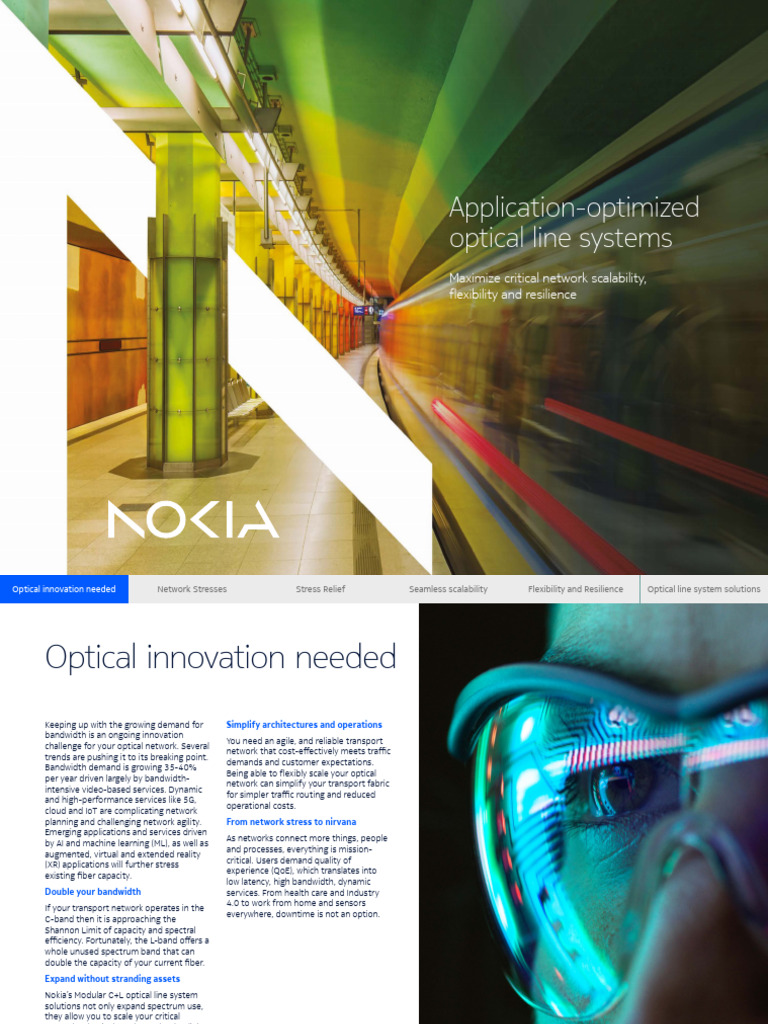 Nokia Application Optimized Optical Line Systems Ebook EN | PDF ...