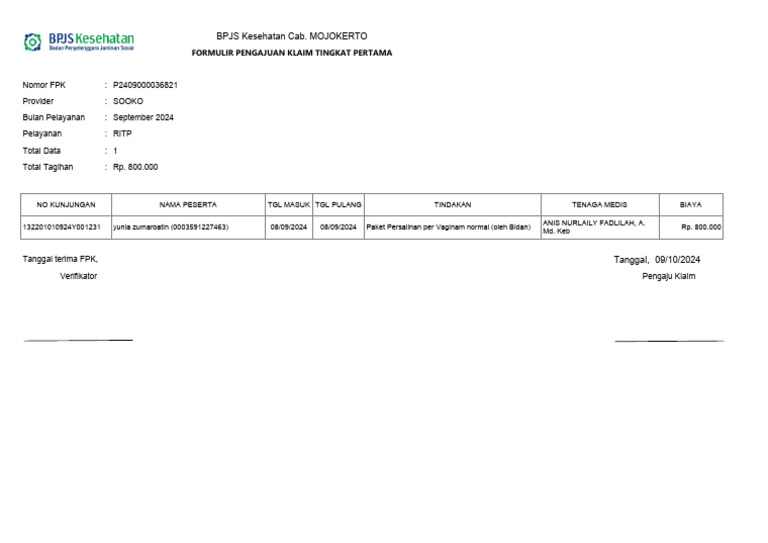 FPK Persalinan | PDF