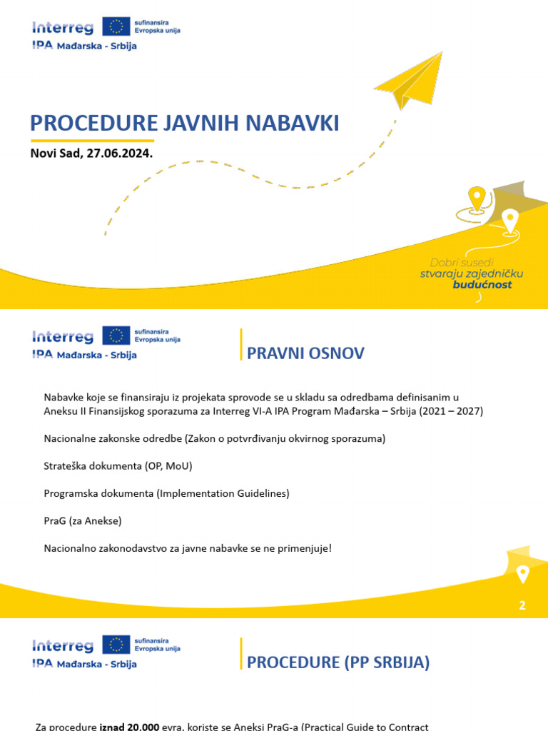 02 Procedure Javnih Nabavki NS 27 06 2024 - rb2 | PDF