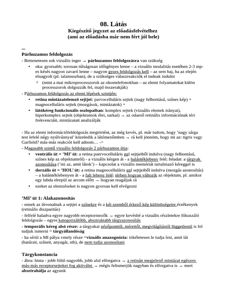 08 Latas Kieg Jegyzet | PDF