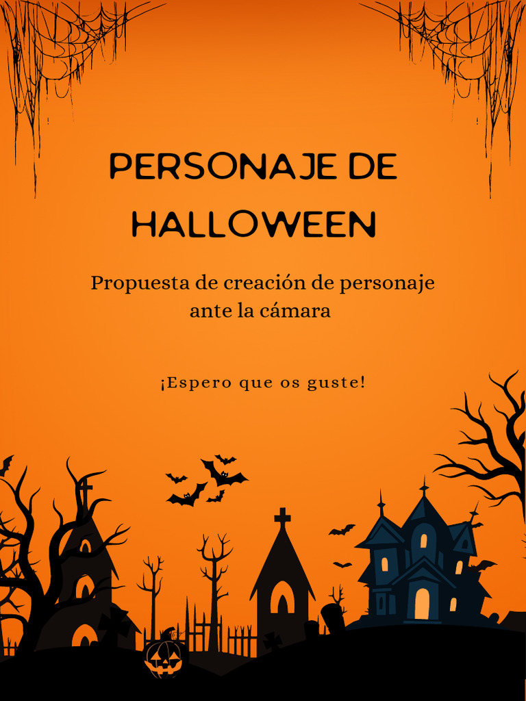 Creación de Personaje de Halloween | PDF