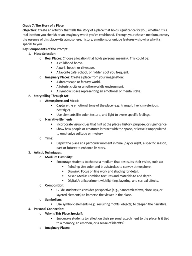 G7-Semester Final Project | PDF | Narrative | Drawing