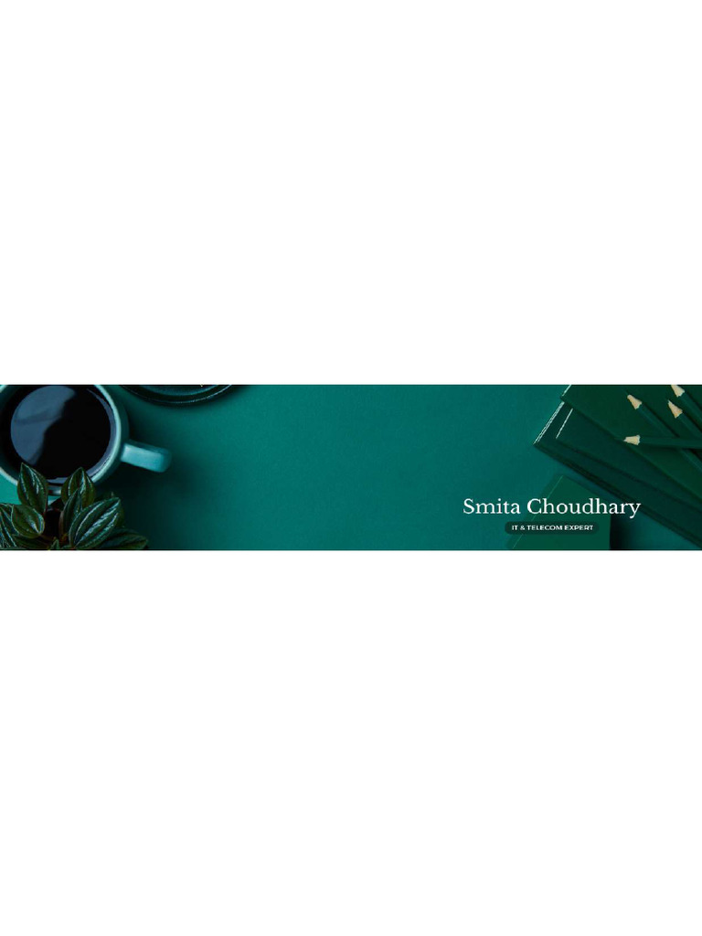 Green Simple Personal LinkedIn Banner | PDF