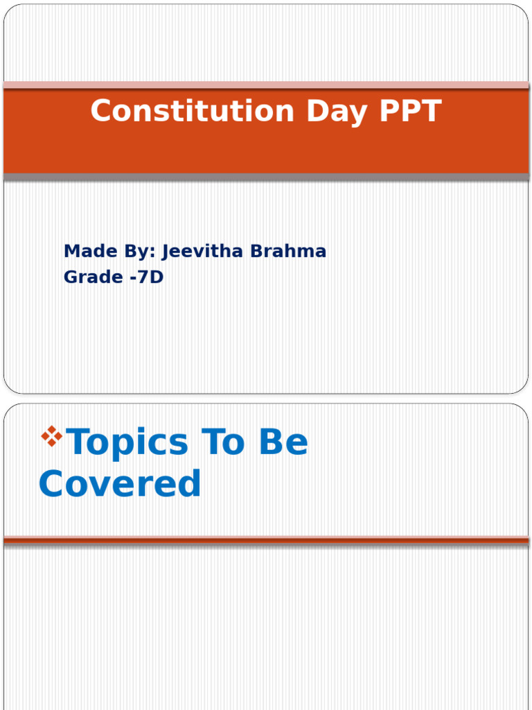Constitution Day | PDF | Political Science | Justice