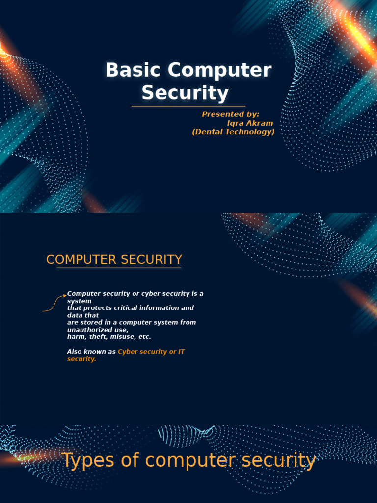 Dental Tech's Guide to Cybersecurity | PDF