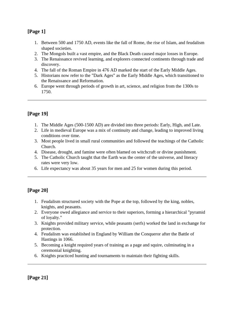 Bullet Points | PDF | Baghdad | Middle Ages