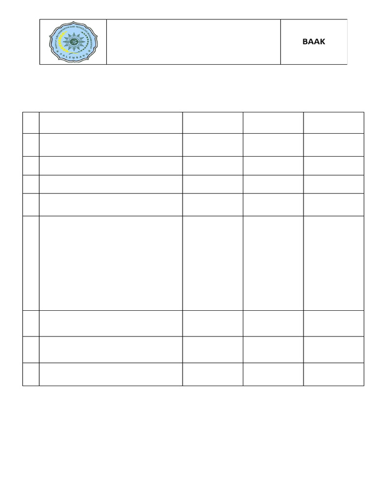 1. FORM REGISTRASI WISUDA Rev1 | PDF