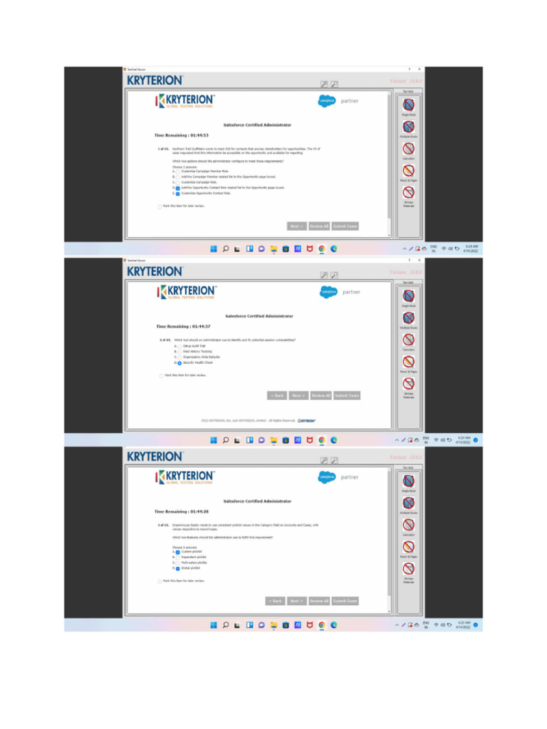 Sp22 - Admin - Set1 | PDF