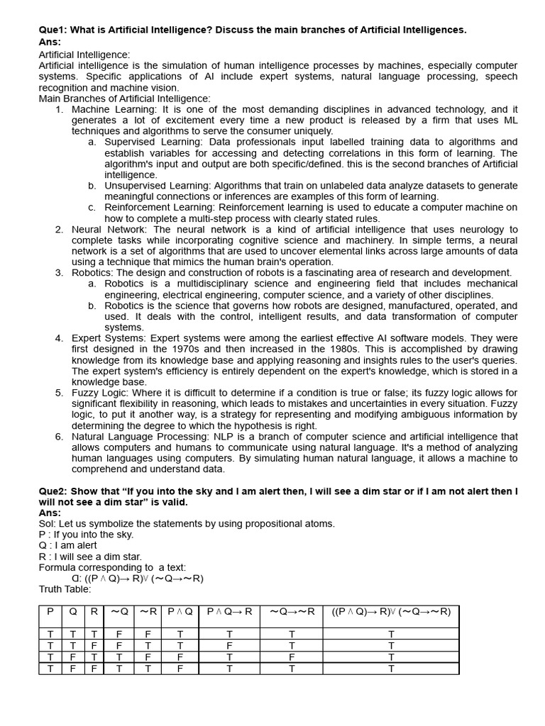 AI IMP-1 | PDF | Machine Learning | Artificial Intelligence