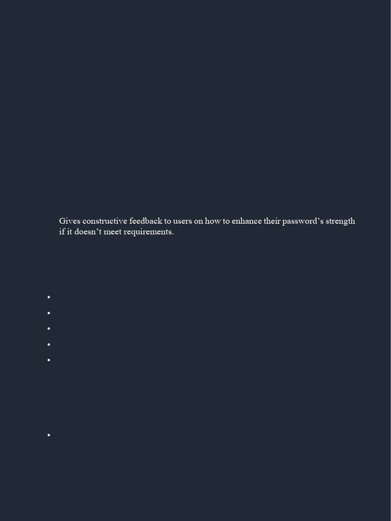 Password Complexity Checker | PDF | Password | Letter Case