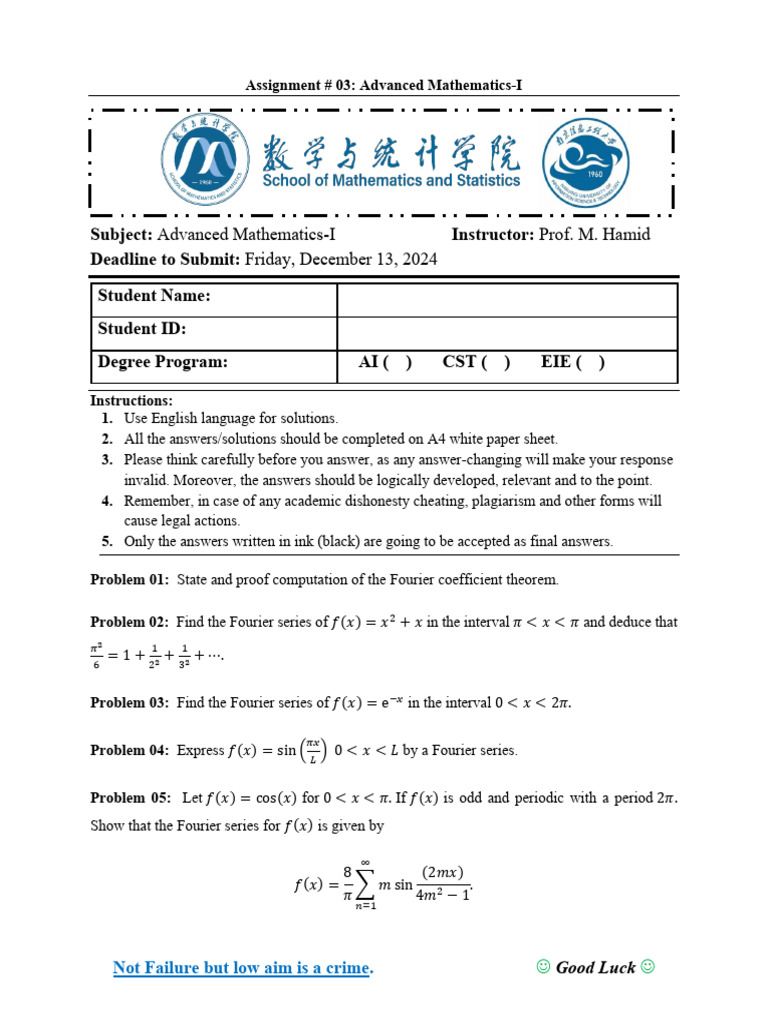 Assignment # 03 | PDF