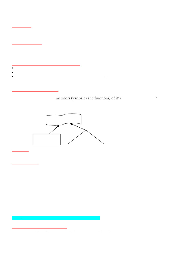 Unit 4 Oop Using C Pdf Inheritance Object Oriented Programming