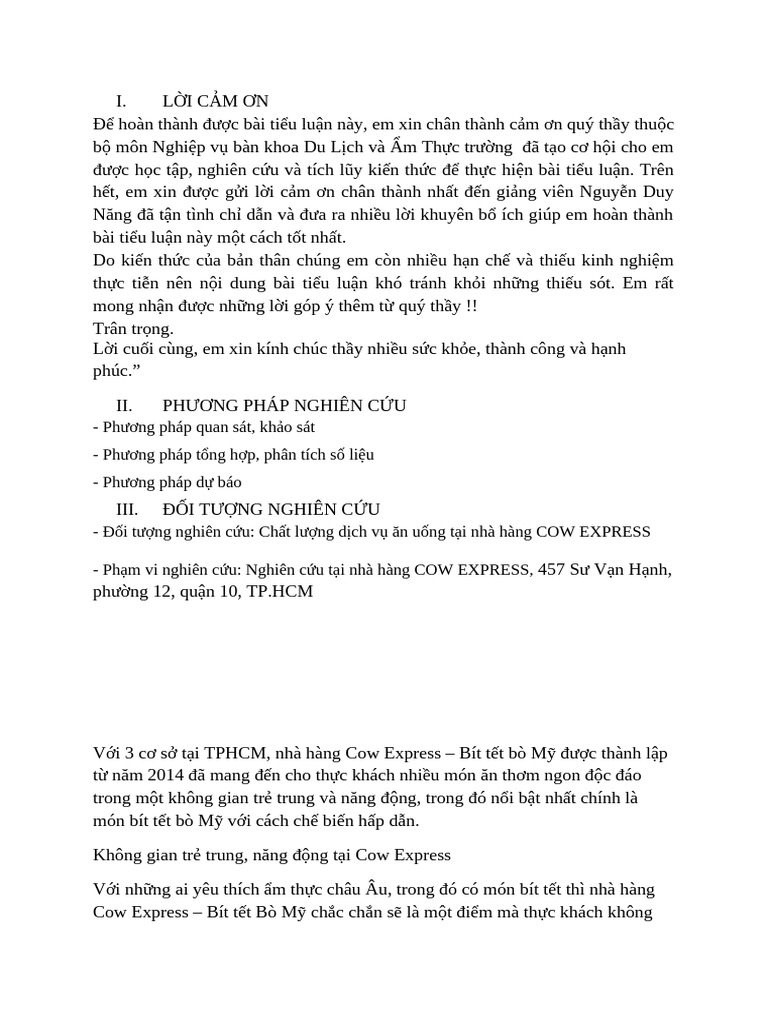 TL NHÓM 1 - nvb | PDF