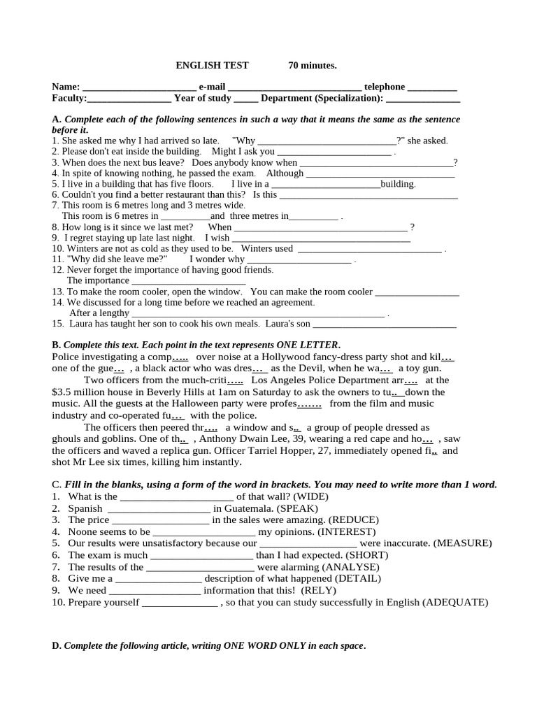 WEBSITE-ENGLISH-TESTS | PDF | Noise