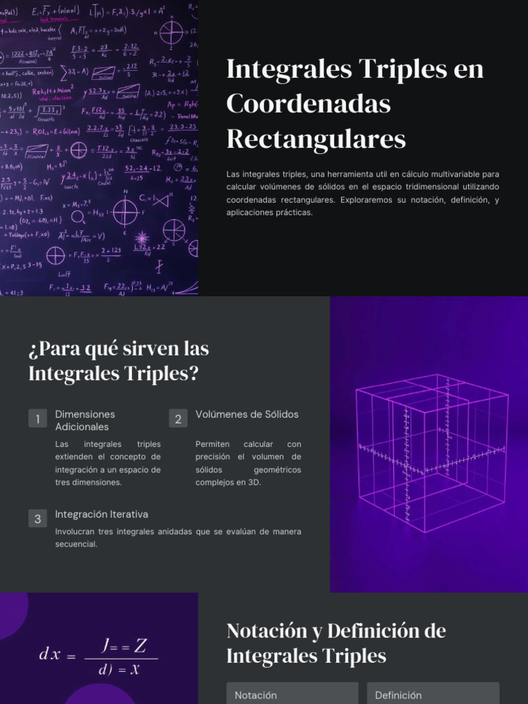 Integrales Triples en Coordenadas Rectangulares - PPTX - Compressed ...