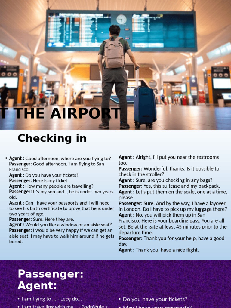 at the airport | PDF