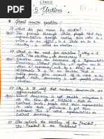 Handwritten Notes Class 10 Political Parties | PDF
