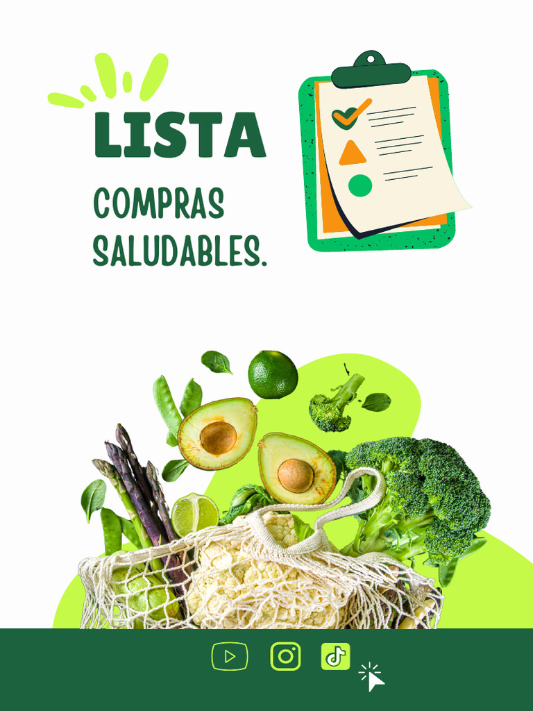 Lista de Compras Saludables | PDF
