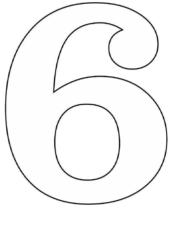 Number 6 Pattern | PDF