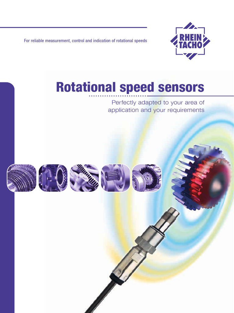Brochure Speed Sensors | PDF | Sensor | Engines
