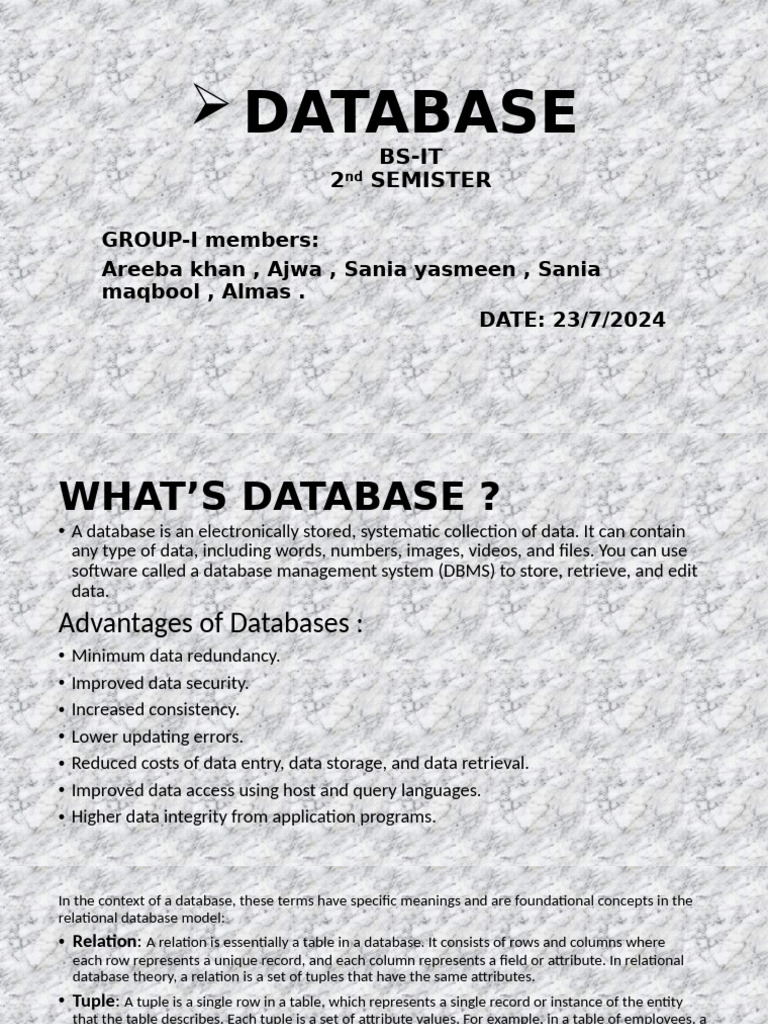 Understanding Database Fundamentals | PDF | Databases | Relational Database