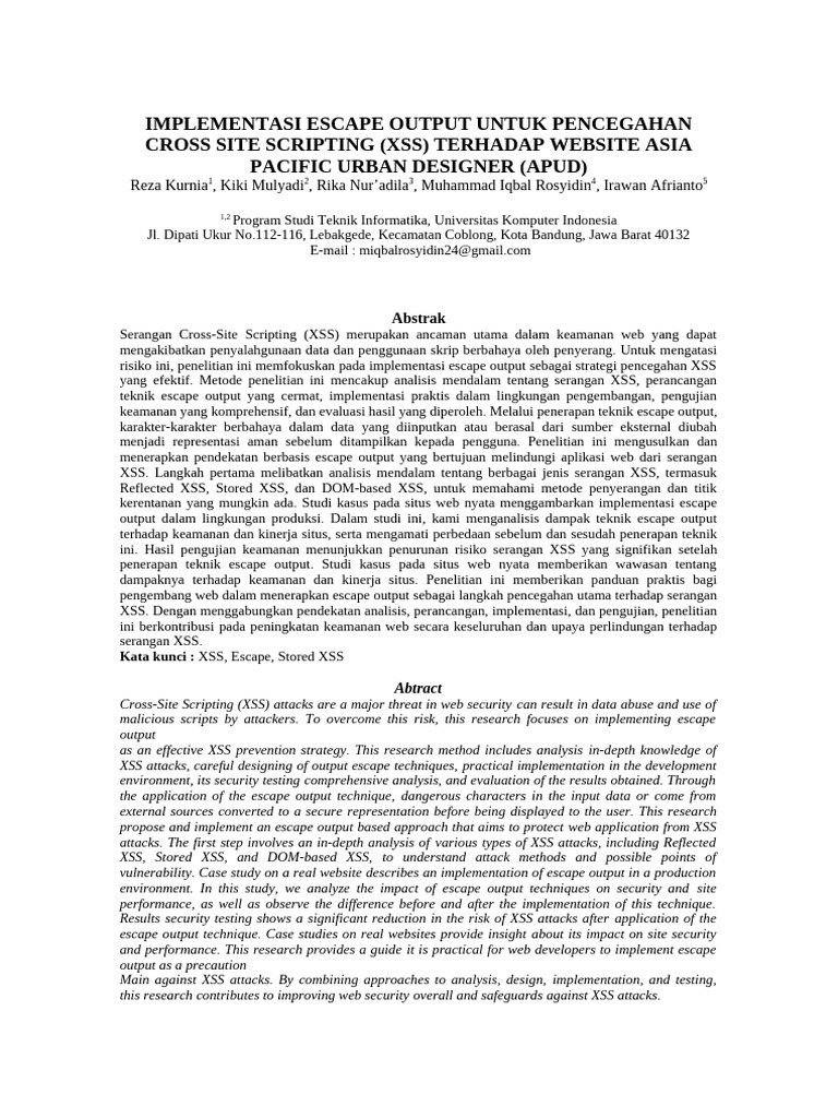 Draft Jurnal TUBESKSI | PDF