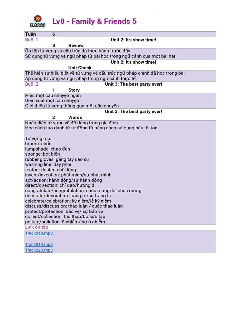 Level 8 - Week 6 | PDF