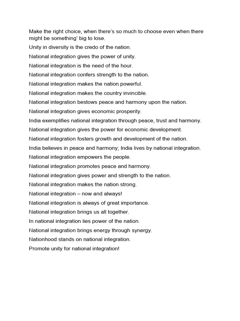 make the right choice | PDF