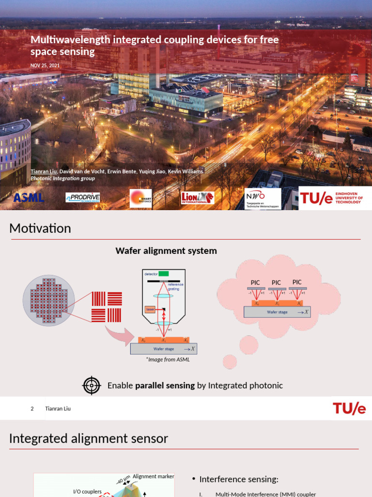 Multiwavelength Integrated Coupling Devices ASML TianranLiu P | PDF ...