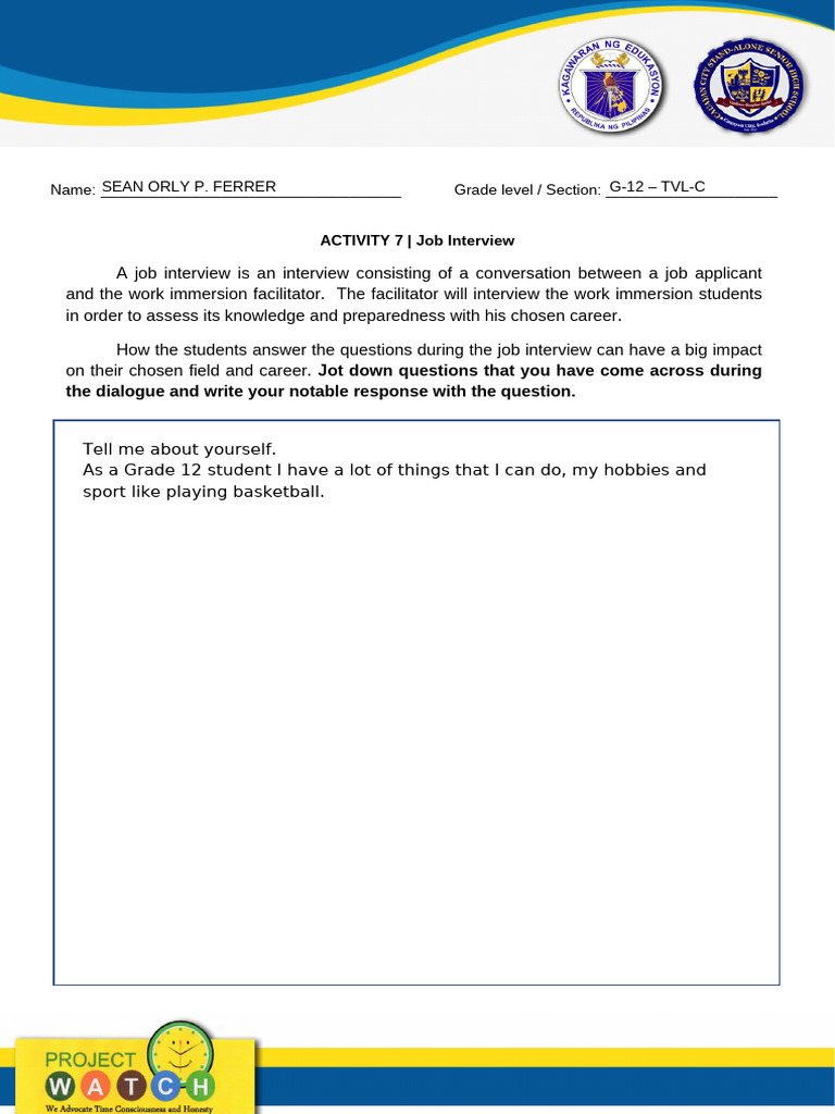 ACTIVITY 5-8 IMMERSION | PDF ACTIVITY 5-8 IMMERSION | PDF