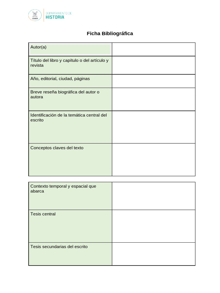 Formato de fichas | PDF