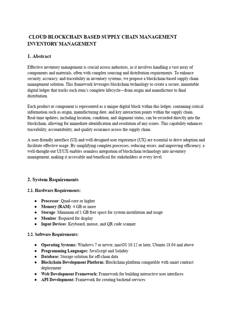 phase 1 | PDF | User Interface | Systems Engineering