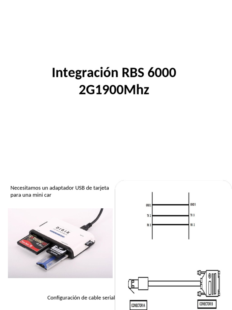 Instructivo Comisionamiento RBS 6000 2G1900Mhz | PDF