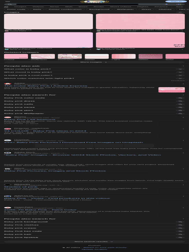 Baby Pink - Google Search | PDF | Color | Vision