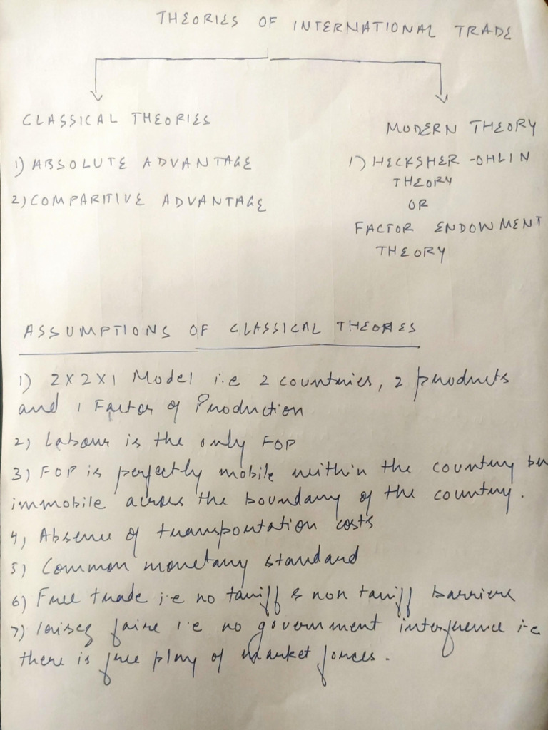 HU Class Notes - 1 | PDF