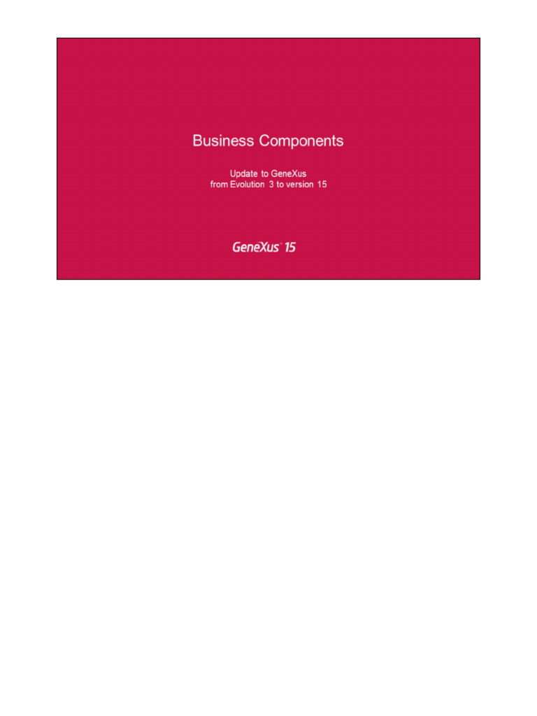 Genexus - BC Ev3 To 15 | PDF | Variable (informática) | Bases de datos