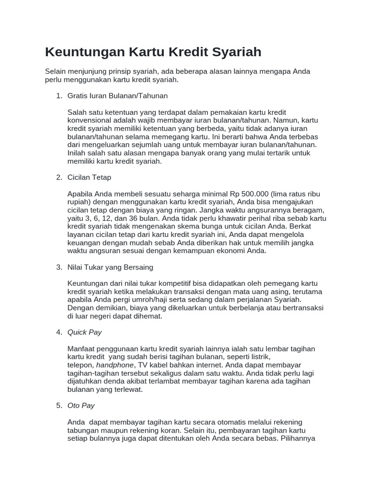 Keuntungan Dan Kekurangan KKS | PDF