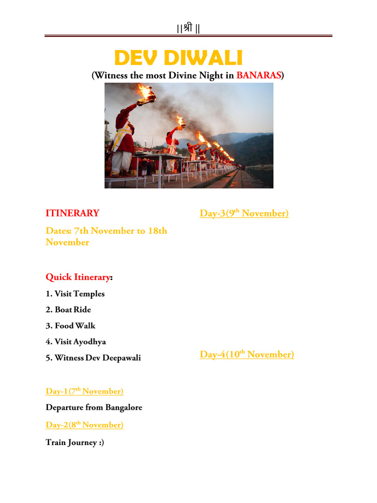 Witness The Most Divine Night in BANARAS | PDF