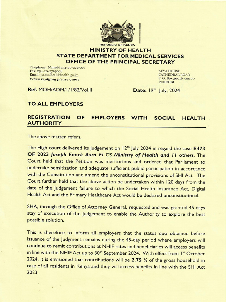 Social Health Insurance Fund | PDF