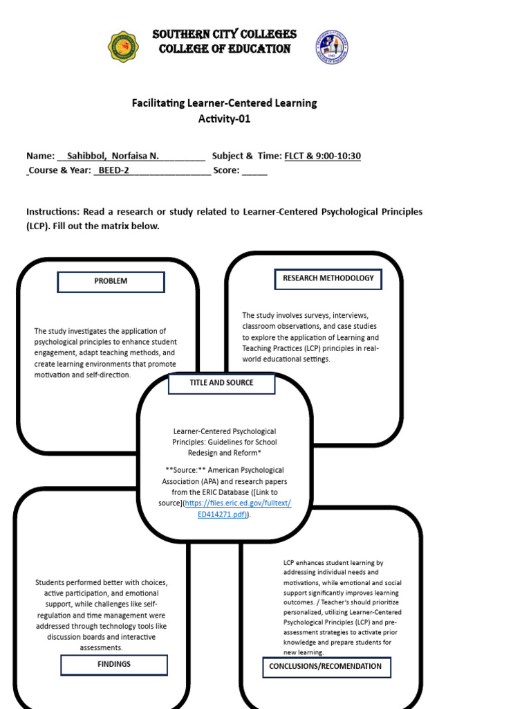 FLCT-ACT-01-1 (1) (2) | PDF | Learning | Psychology